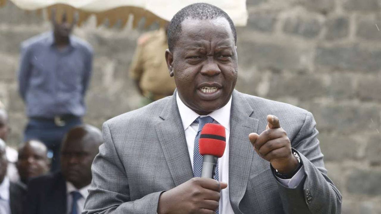 LISTEN TO FORMER CS FRED MATIANGI POWERFUL SPEECH AT GATUNDU FUNERAL ...