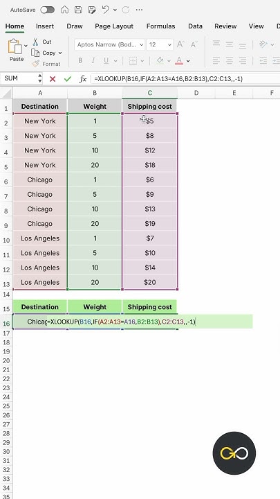 #ExcelShorts | How to Find Approximate Matches with #XLOOKUP - YouTube