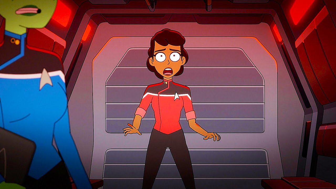 Klingons Destroy The Shuttle Carrying Tendy, Mariner, Boimler & T'Lyn ...