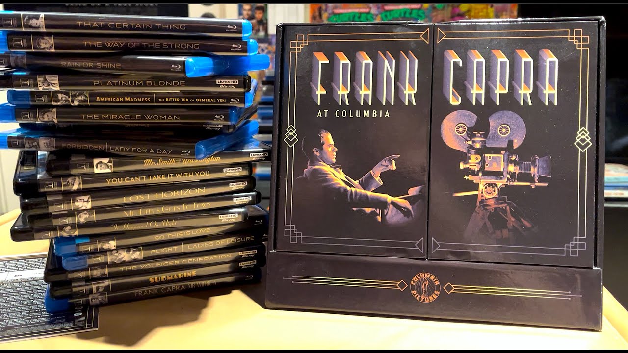 Frank Capra At Columbia Collection 27 Discs Gift Set Unboxing - YouTube