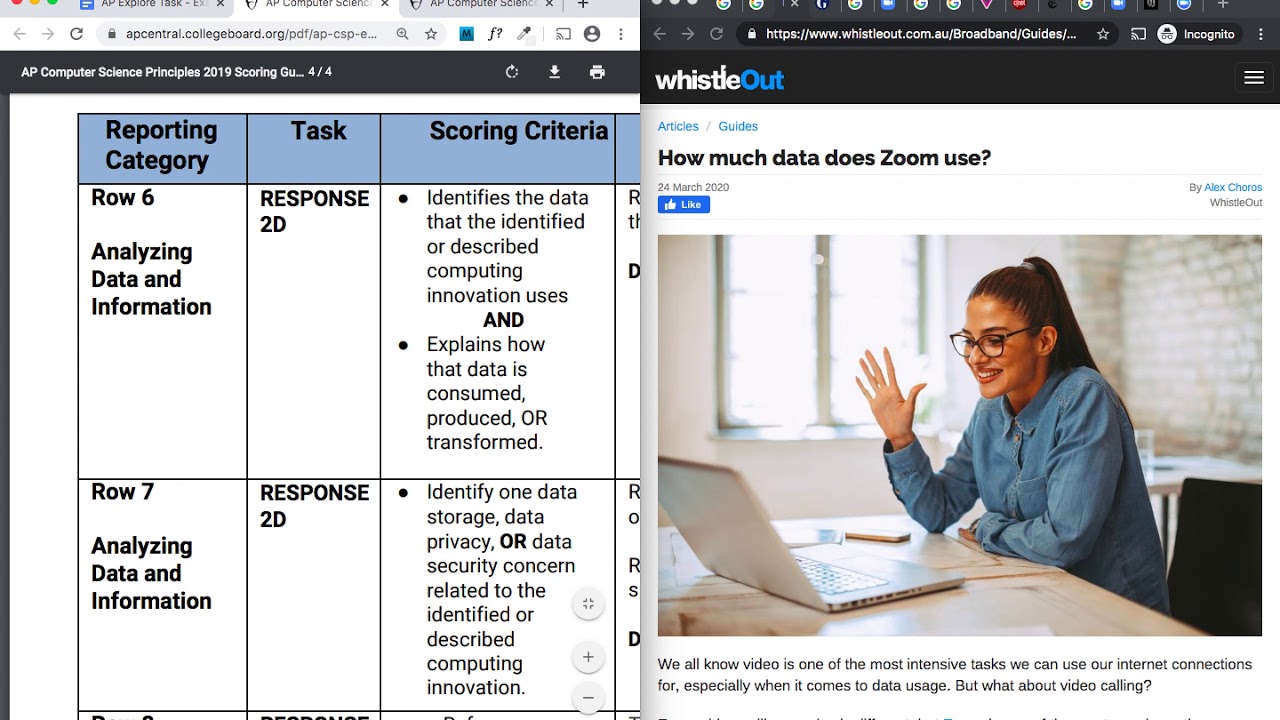 AP Explore Task - Written Question 2d - YouTube
