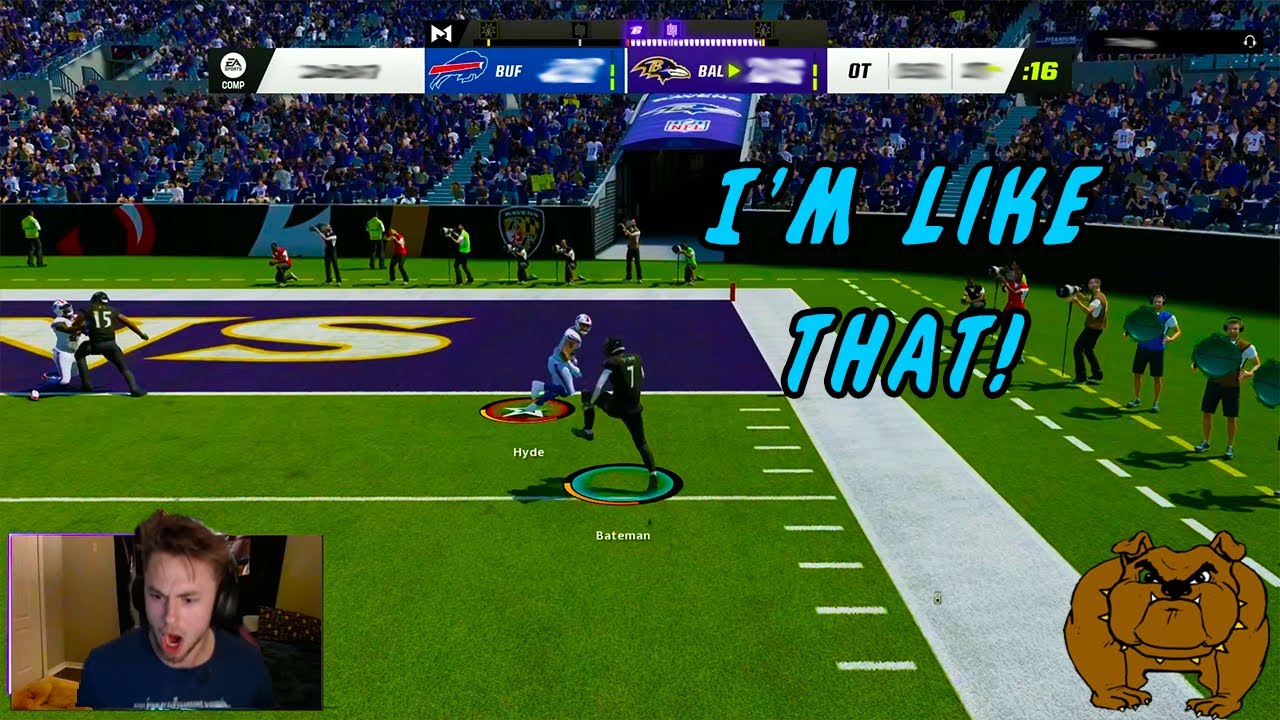Madden Play of The Year?! For The Game! | Franchise Gameplay Ravens vs ...