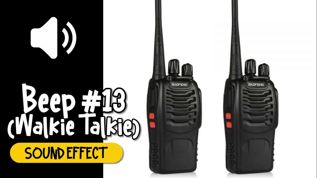 Beep #13 (Walkie Talkie) Sound Effect | 嗶 #13 對講機 音效 (High Quality) - YouTube