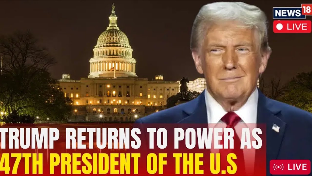 LIVE Trump Inauguration Full Coverage | Trumps Reach White House ...