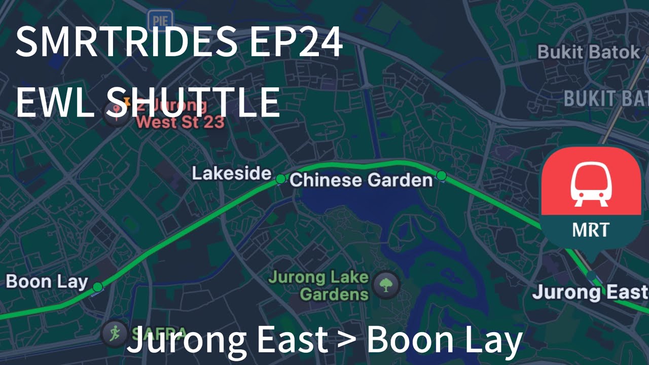 [417] [EXCLUSIVE] SMRTRIDES EP24: EW24 Jurong East to EW27 Boon Lay ...