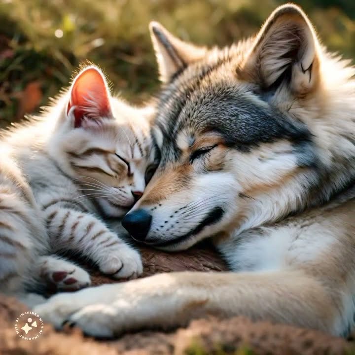 meow#meow #animals #cat and Wolf - YouTube