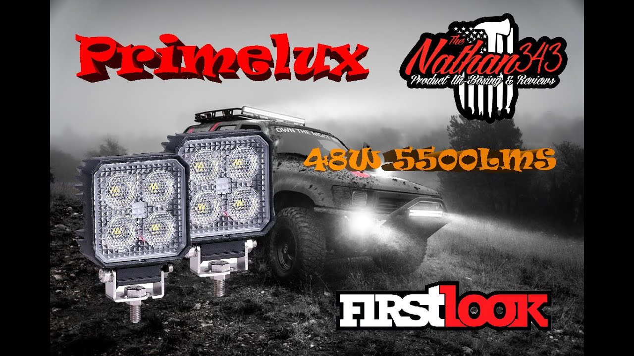 Primelux LED Work Light 48W 5500LMS - YouTube