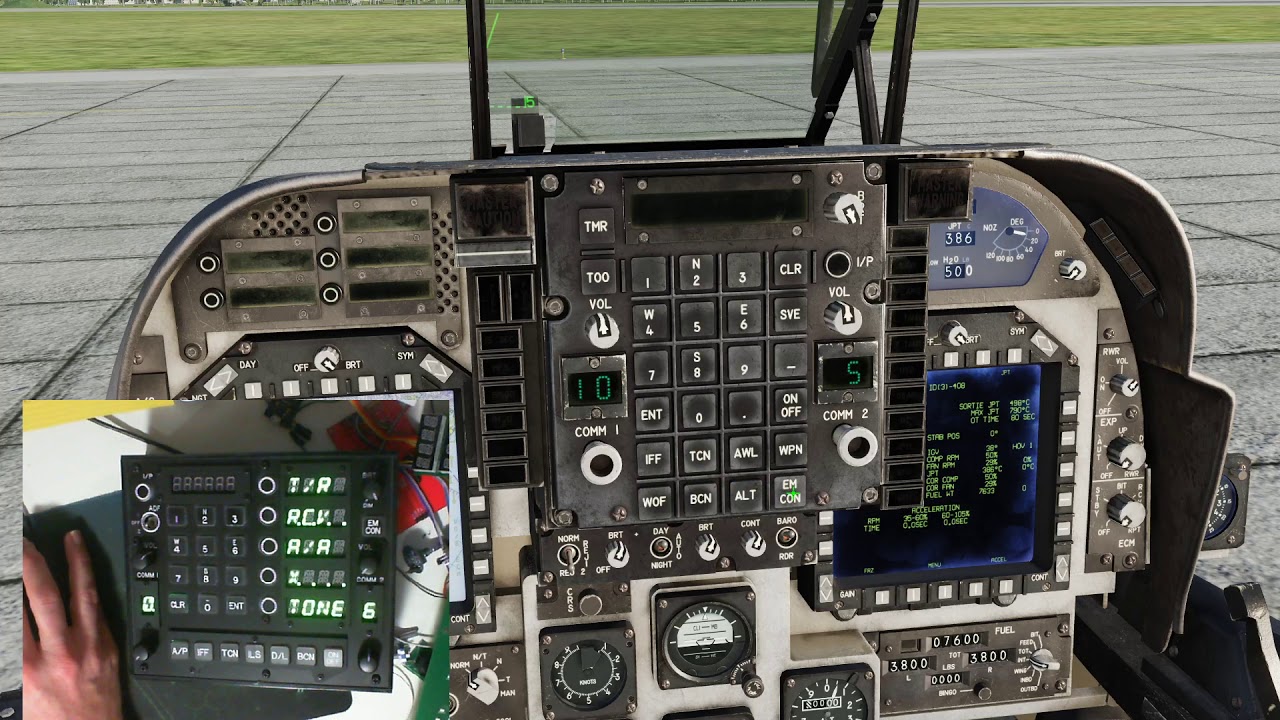 Using F18 UFC Harrier Mode V0.1 - YouTube