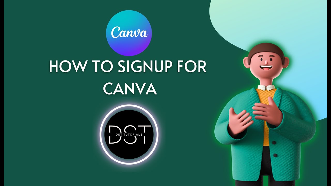 How to Sign Up for Canva | Canva Signup - YouTube