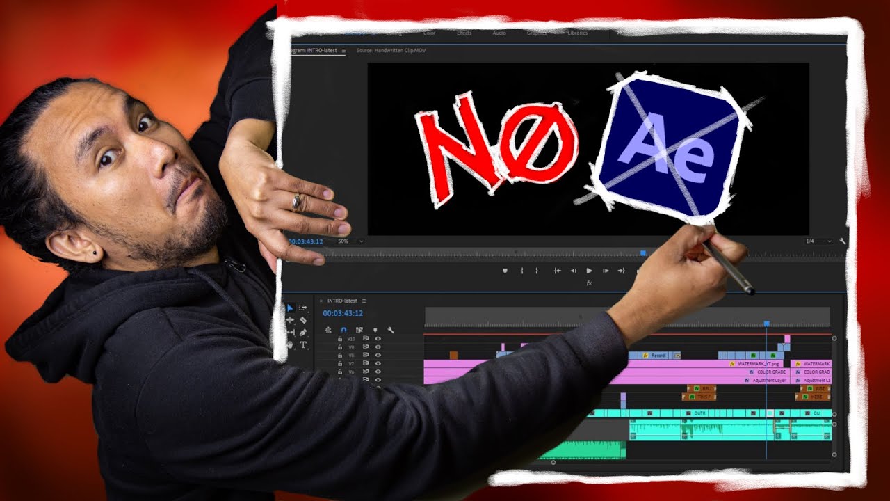 How to put your handwritings on your videos | NO After Effects needed ...
