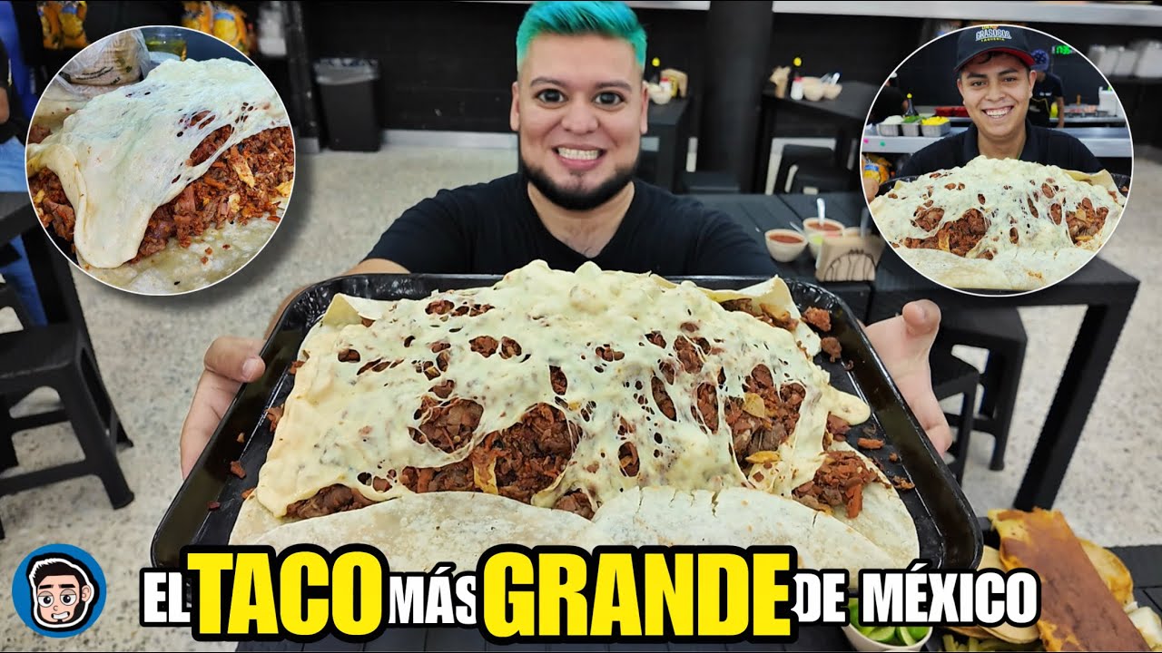 El TACO más GRANDE de México | Los Grasosos de Neza - YouTube