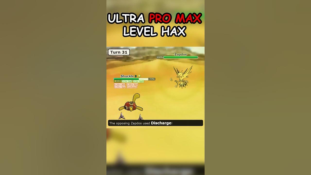 ULTRA PRO MAX LEVEL HAX !! #pokémonshowdown #pokemon #pokemonshowdownsweep - YouTube
