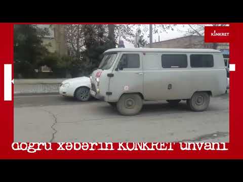 Bərdədə iki avtomobil toqquşdu