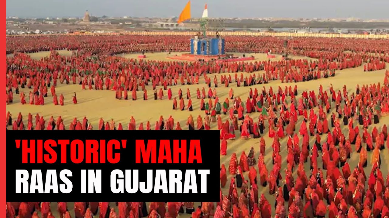 37,000 Women Participate In Maha Raas In Gujarat's Dwarka For 'World ...