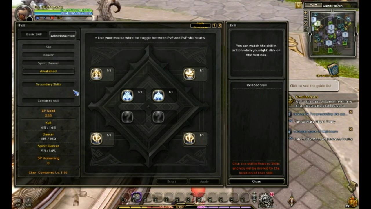 Dragon Nest Europe Spirit Dancer Awakened Skill Build PVE - YouTube