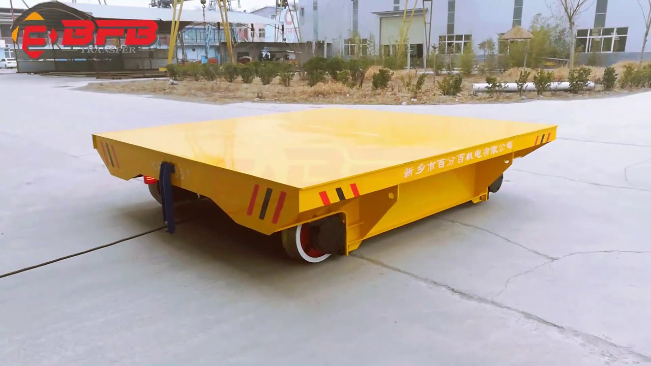 Any Industry Used Motorized Cable Drum Power Rail transfer cart ...