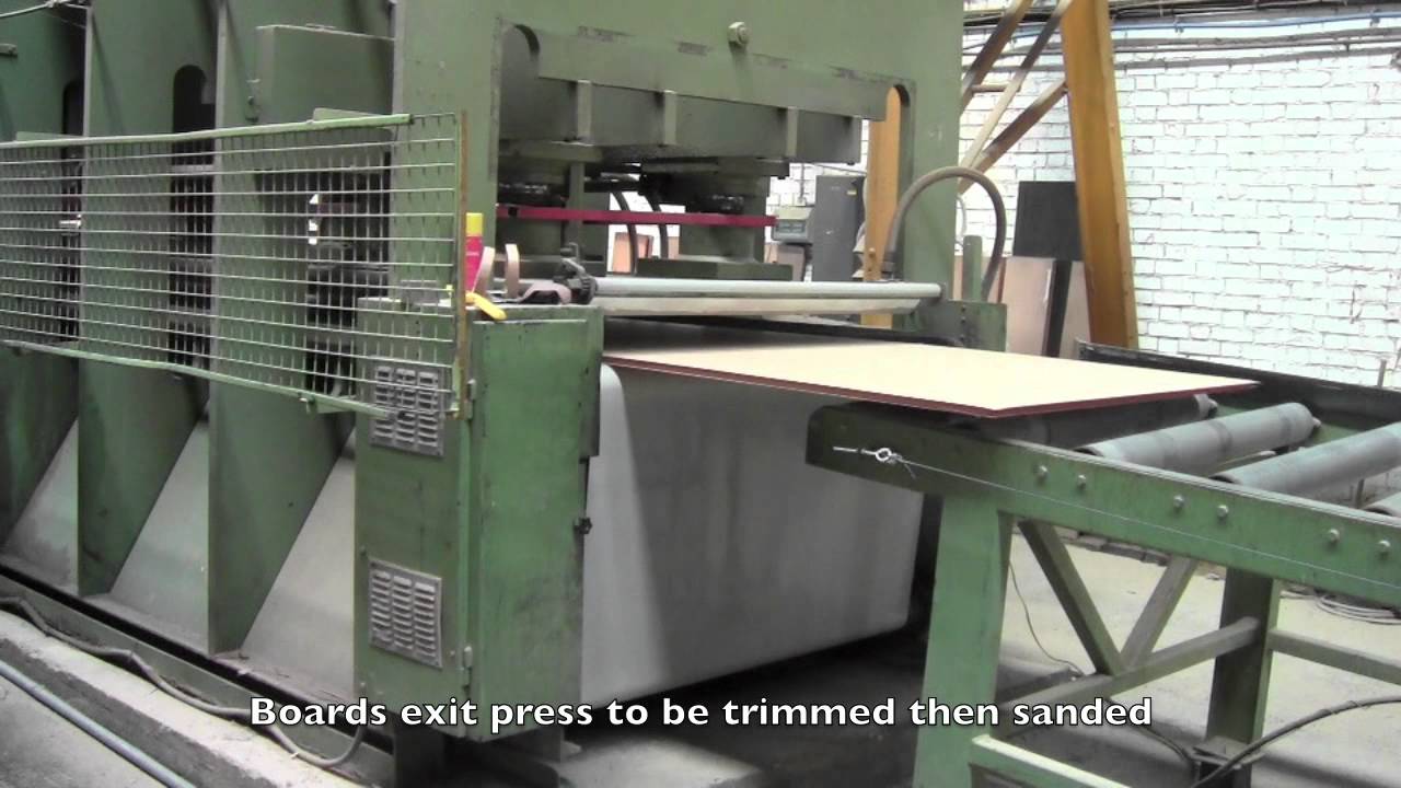 Reliance Veneer Co Ltd VENEER PRESSING LINE. - YouTube