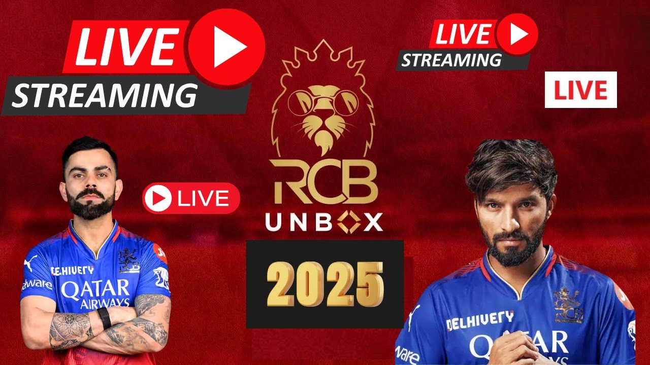 LIVE RCB JERSEY LAUNCH | RCB Hall of Fame and jersey reveal for IPL ...