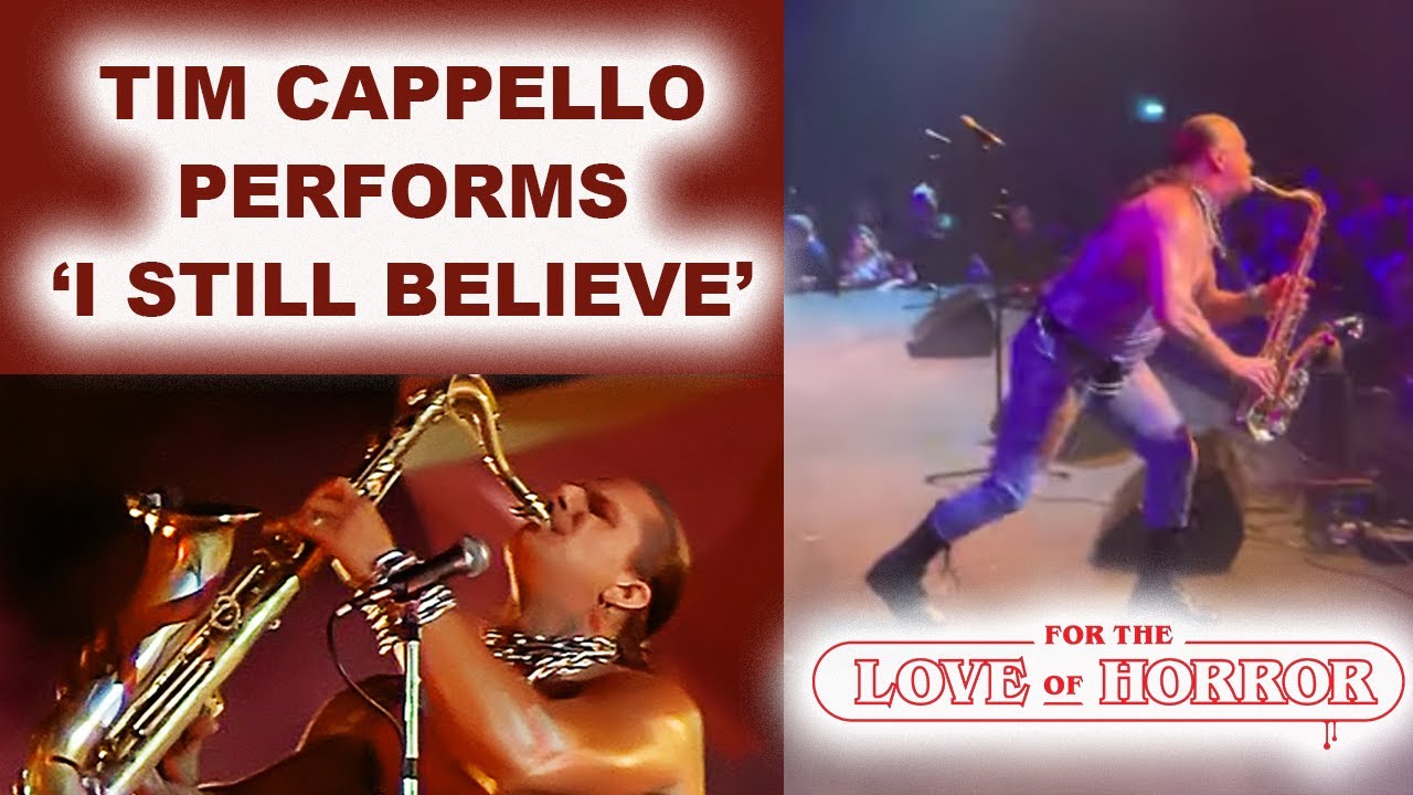 Tim Cappello performs "I Still Believe" with Keith Lemon in attendance ...