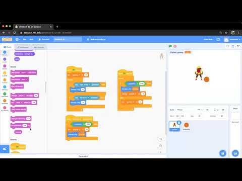 how to make basketball game in scratch - YouTube