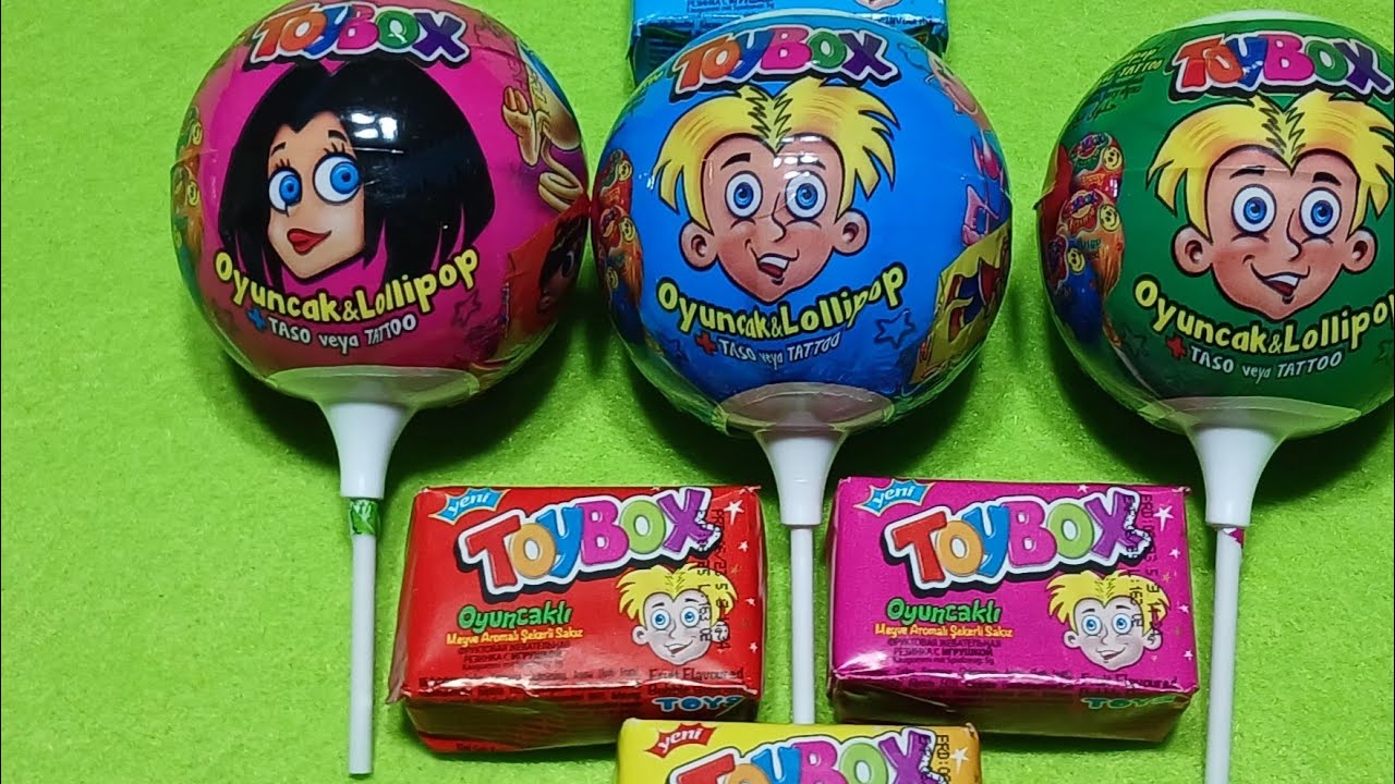 Satisfying Video I How to make Glossy Lolipops in to Rainbow Pool with ...