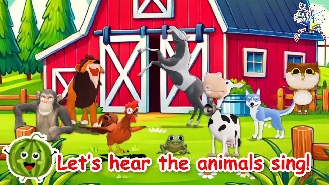 The Animal Sound Song || Let’s hear the animals sing, hurrah! || Fun ...