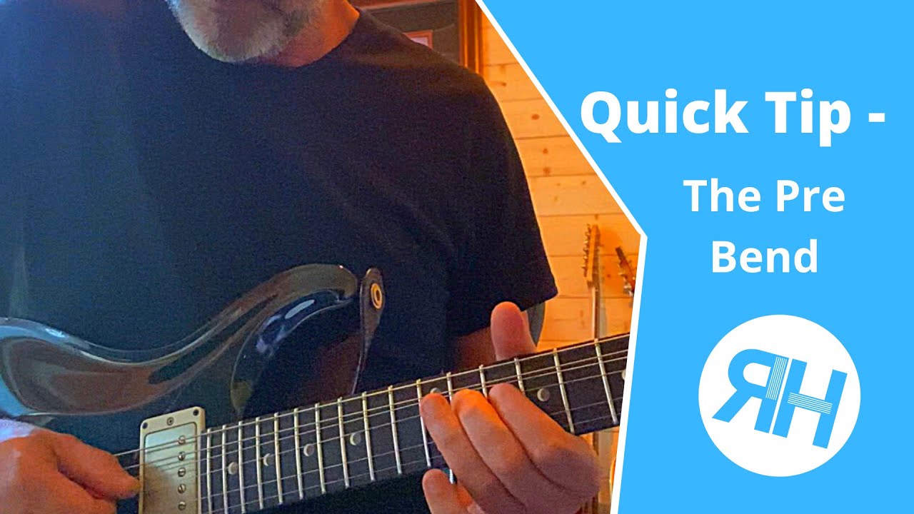 Quick Tip - Pre Bends - YouTube