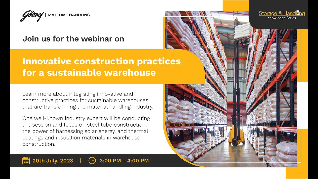 Innovative construction practices for a sustainable warehouse | Storage ...