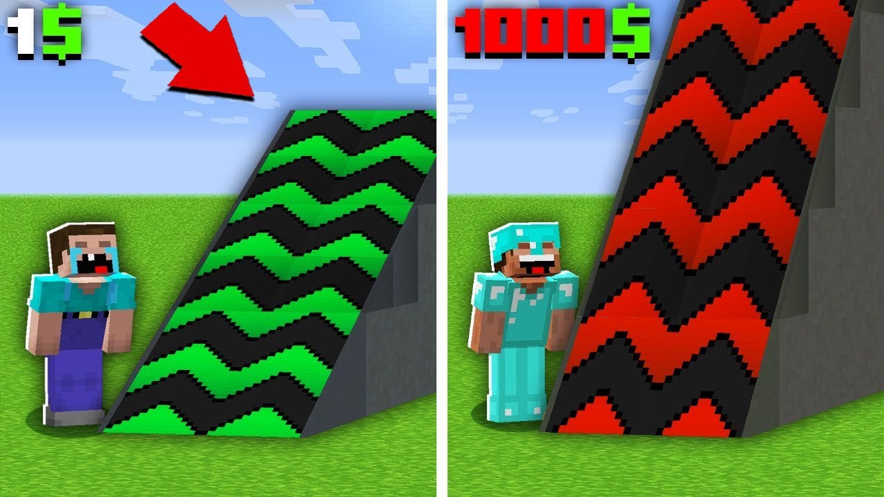 CHOOSE YOUR TRAMPOLINE ! RAMP NOOB 1$ vs SUPER RAMP PRO 1000$ in ...