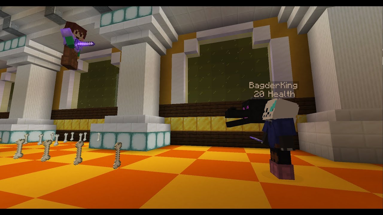 So I became Sans in Minecraft using Command Blocks... - YouTube