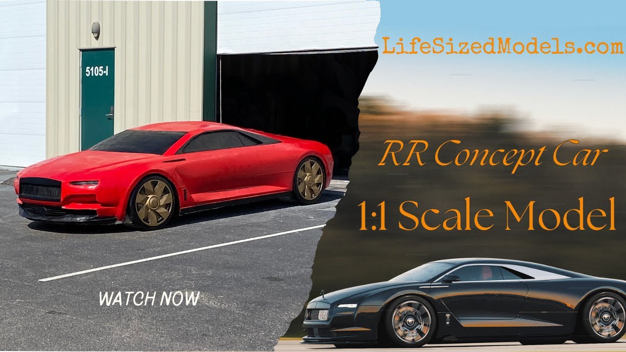 LifeSizedModels.com FOAM Rolls Royce Supercar Concept Car Brought to ...