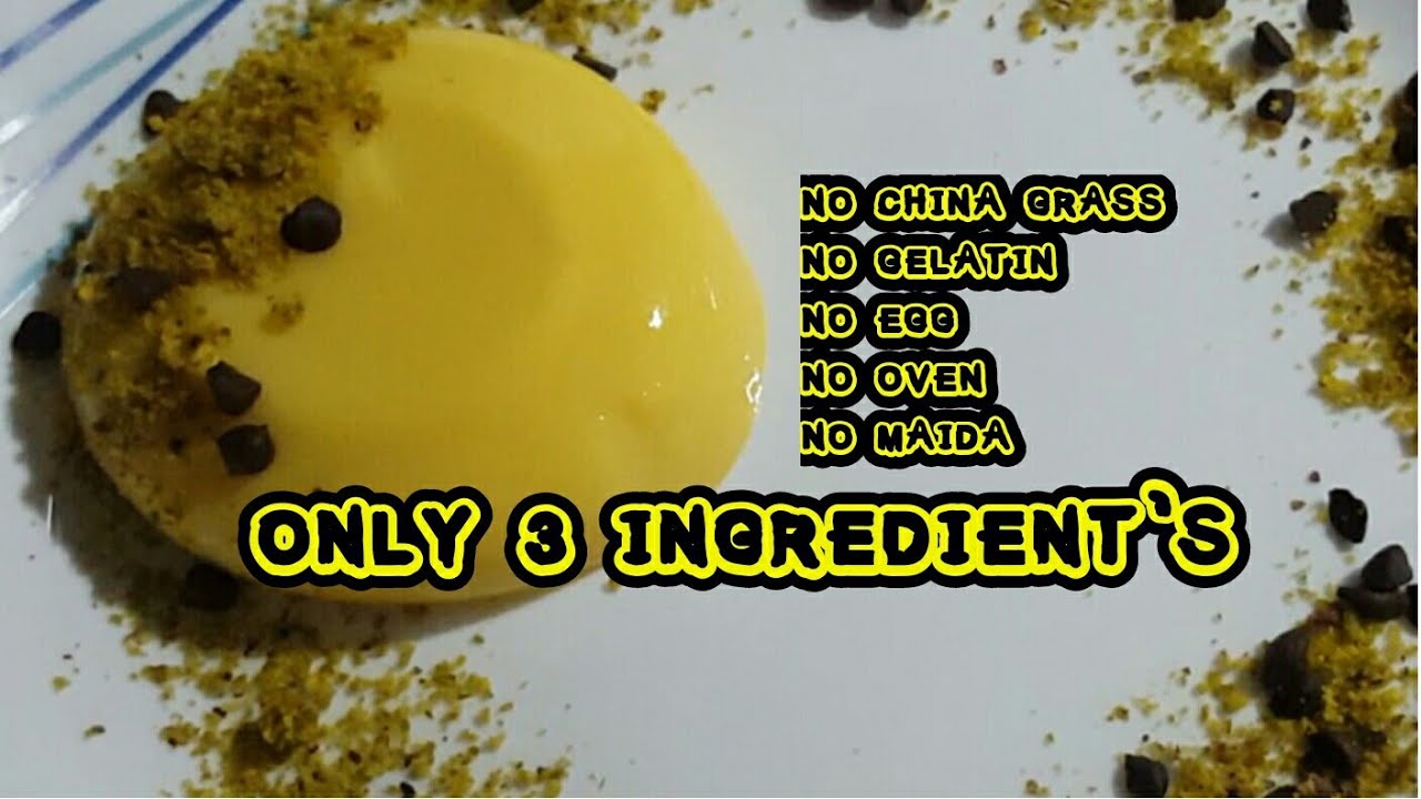easily pudding for 3 ingredient's only - YouTube