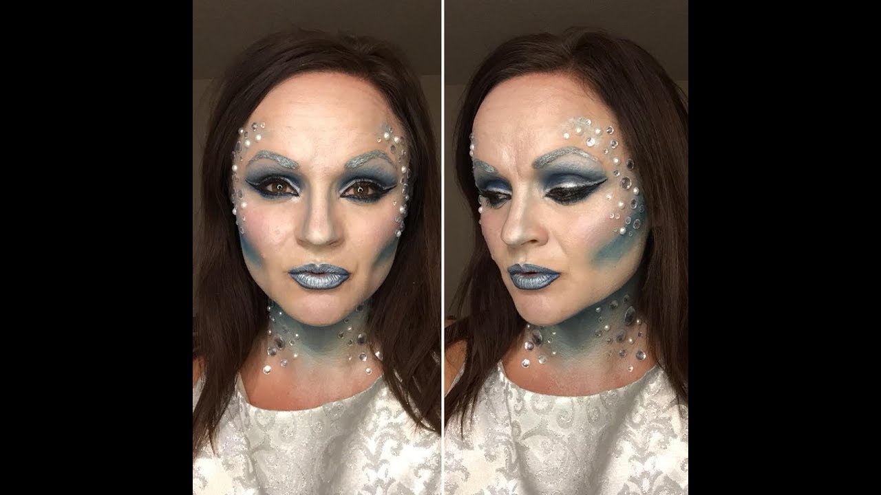Snow Queen Makeup Tutorial - YouTube