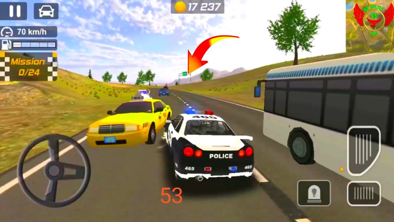 HD police vs gari game #753 police Gameplay Best Car Games Drift Gari ...