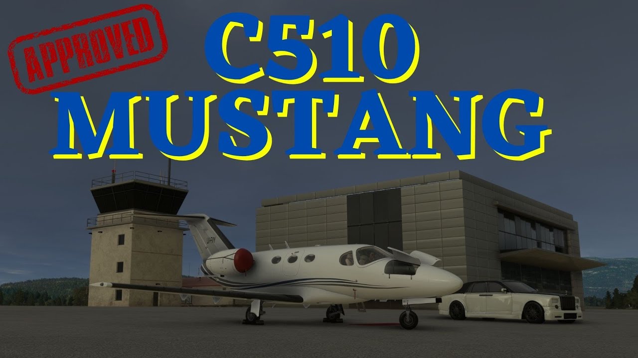 MSFS2020 COCKSPUR C510 MUSTANG Quick Flight and Showcase 4K - YouTube