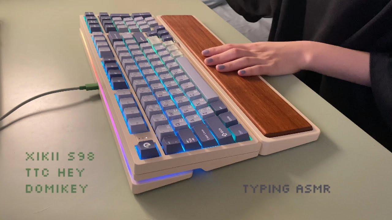 Typing Sounds| Xikii S98 TTC hey switches DMK深海｜mechanical keyboard ...