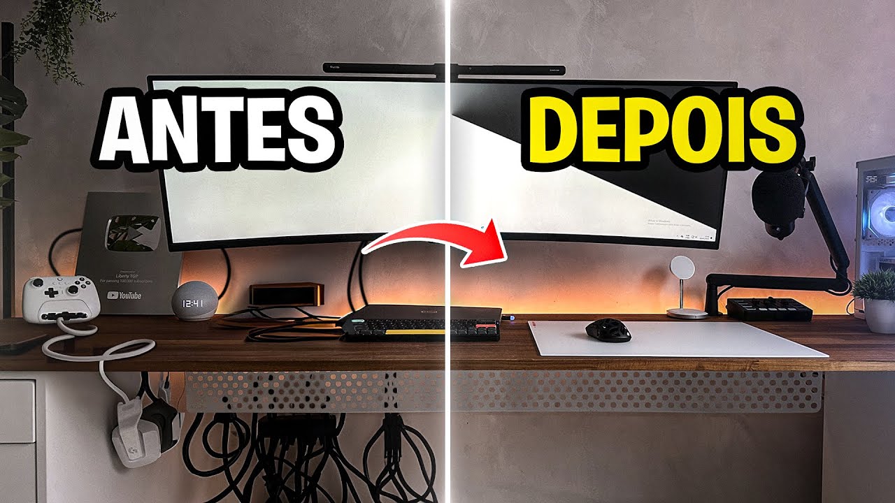 Como Esconder Os Cabos Do Seu Setup Youtube