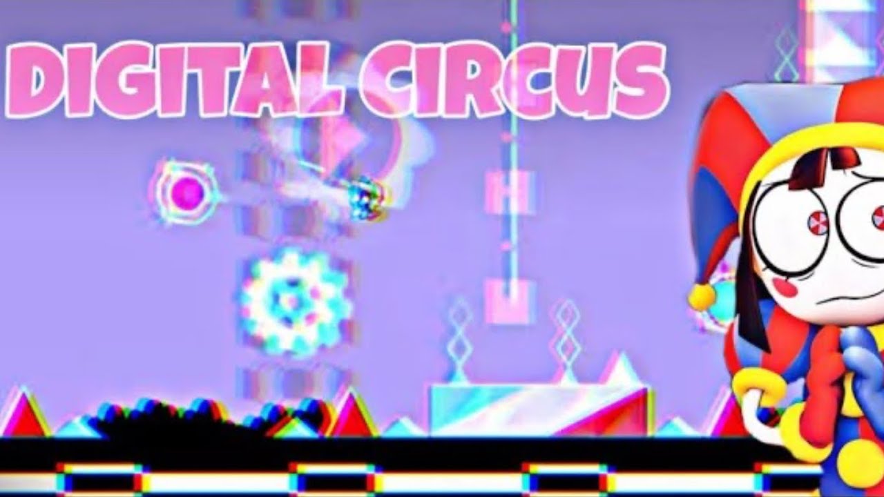 Amazing digital circus in #geometry dash - YouTube