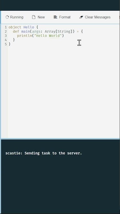First Program - Hello World - Scala - YouTube