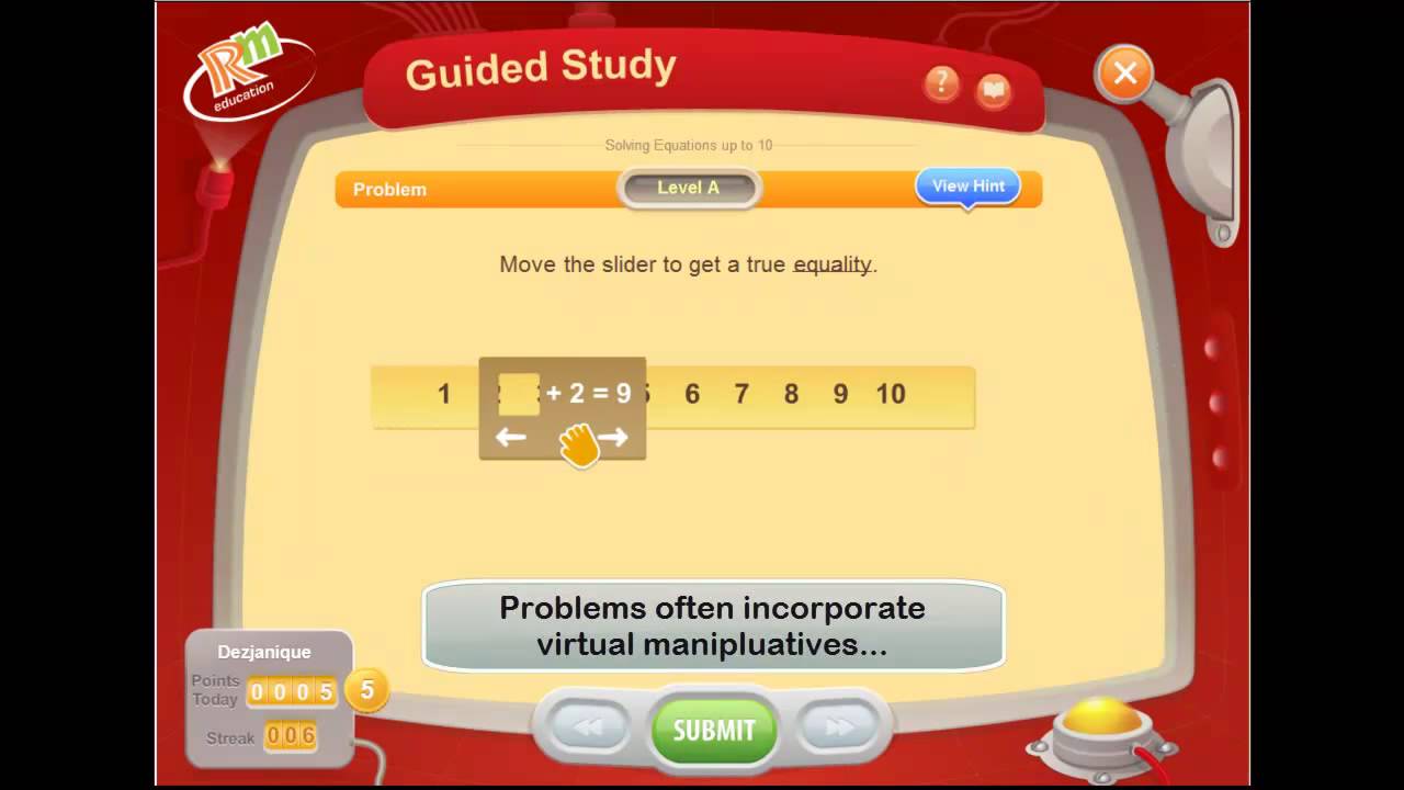 Reasoning Mind Guided Study Interface - YouTube