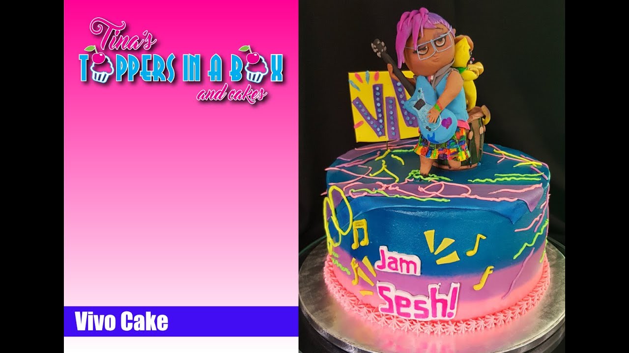 Vivo themed cake - YouTube