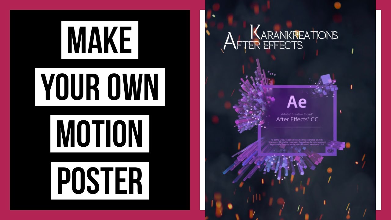 Motion Poster || PART 2 || After Effects || Full HD - YouTube