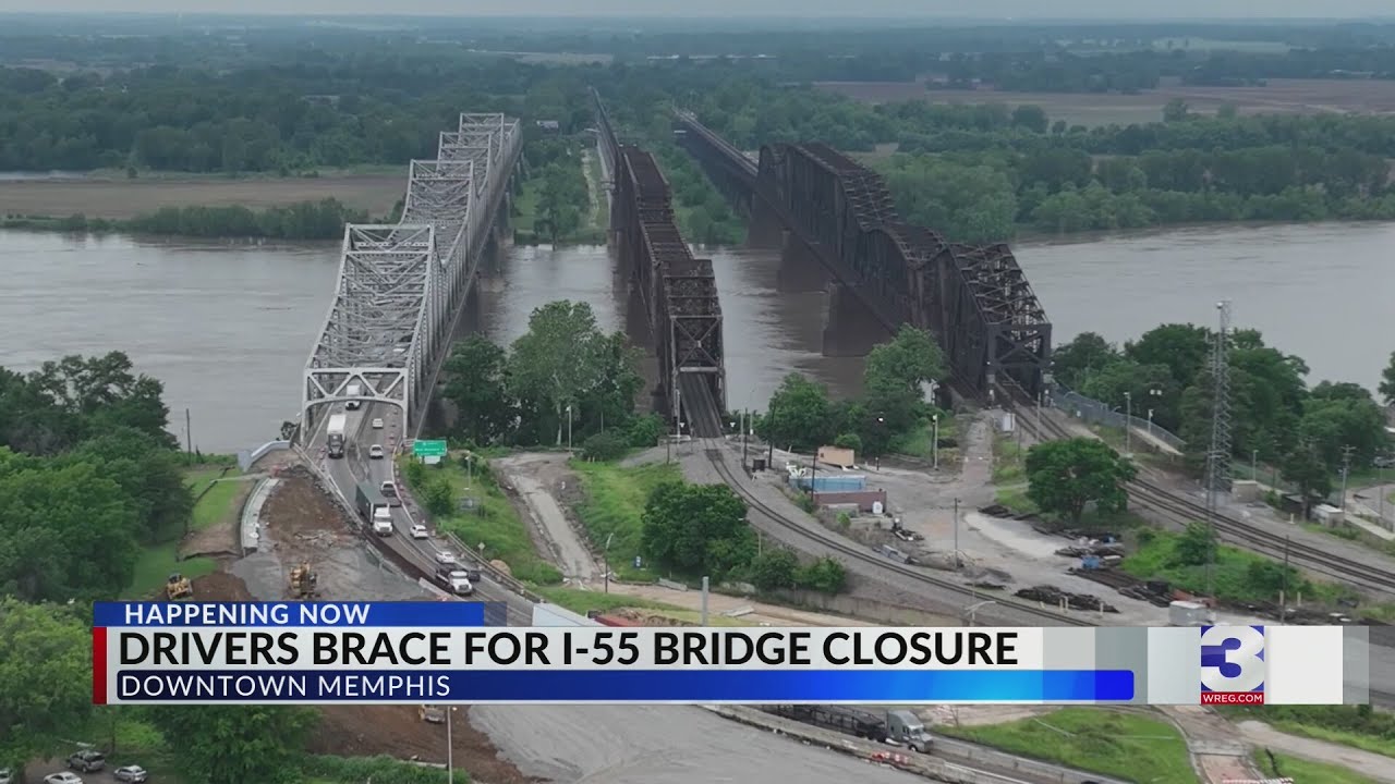 I-55 bridge closure leaves commuters worried - YouTube