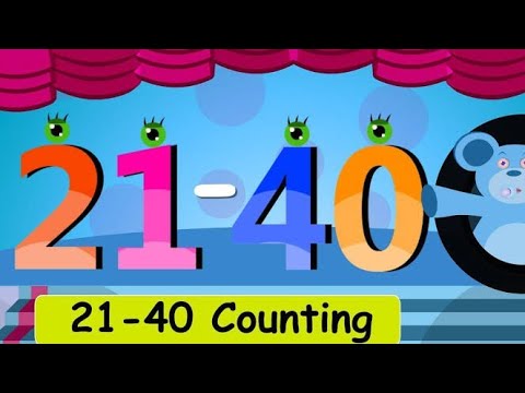 Numbers name 21 to 40 in english | 21 to 40 number for kids | #numbers ...