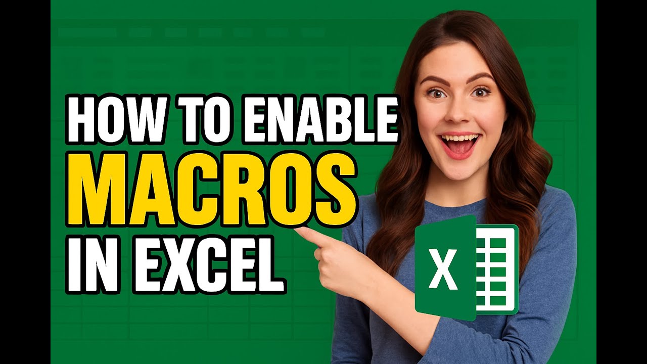 How to Enable Macros in Excel - YouTube