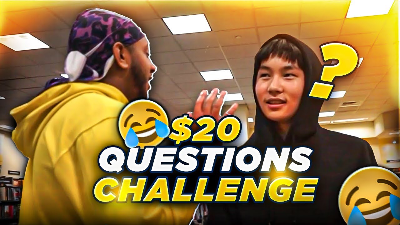 $20 QUESTIONS CHALLENGE ! (Public Interview ) - YouTube
