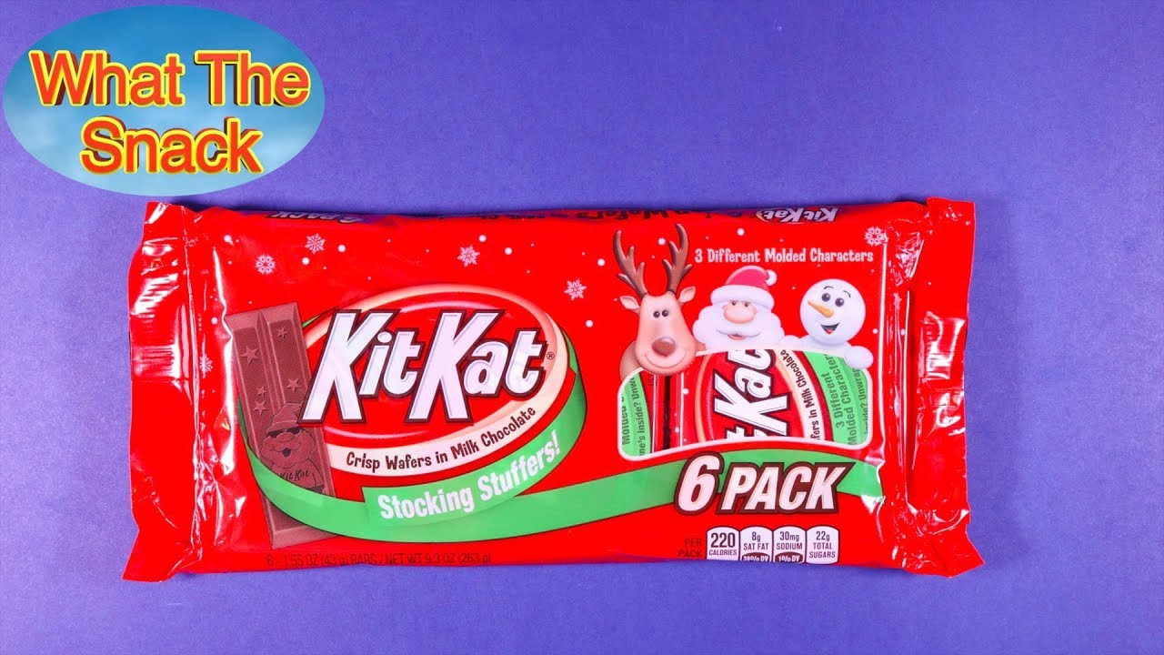 Kit Kat Stocking Stuffers - Holiday Wafer Bars - YouTube