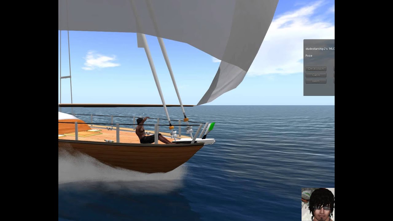 Sailing in Second Life - YouTube