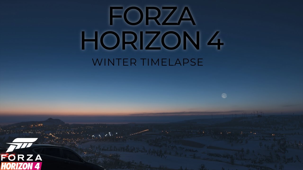 Forza horizon 4 Winter Timelapse | Goodbye FH4 - YouTube