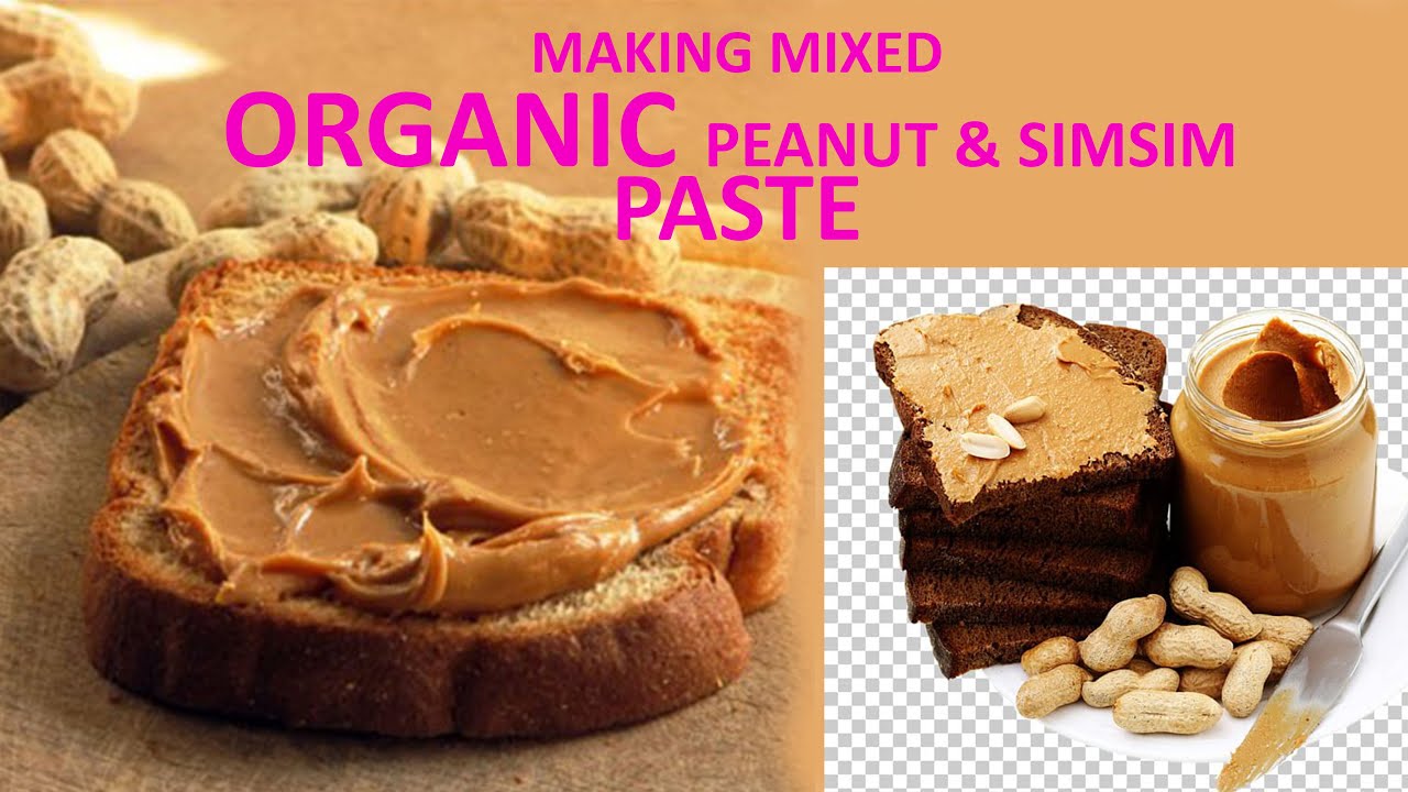 Peanut & Simsim (Mixed) Paste Making the Local Way - YouTube